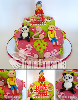 Hand Mania Bolos: #646 Bolo Noddy, Ruca e Panda