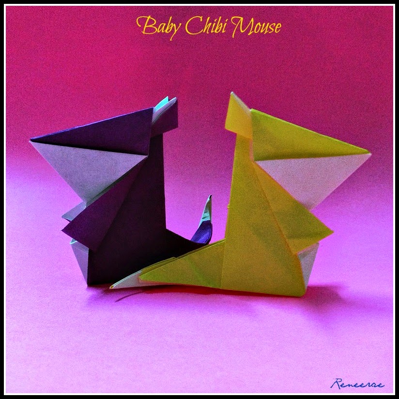 Life's Simple Pleasure: Origami Designs - Baby Chibi Mouse