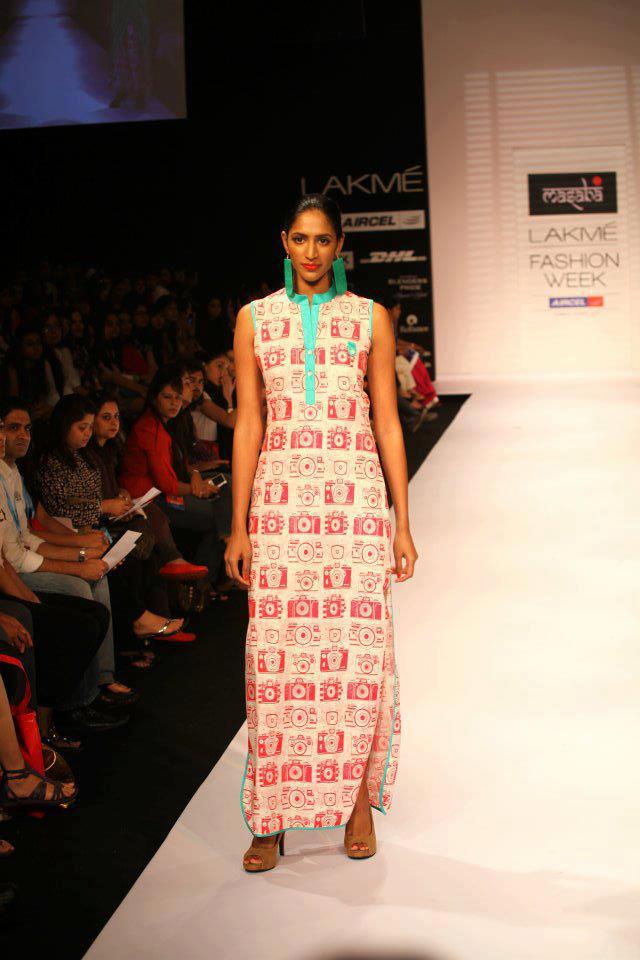 Curly Fries: FASHION'S PASSIONS & PATTERNS: Masaba's Camera Print Motif