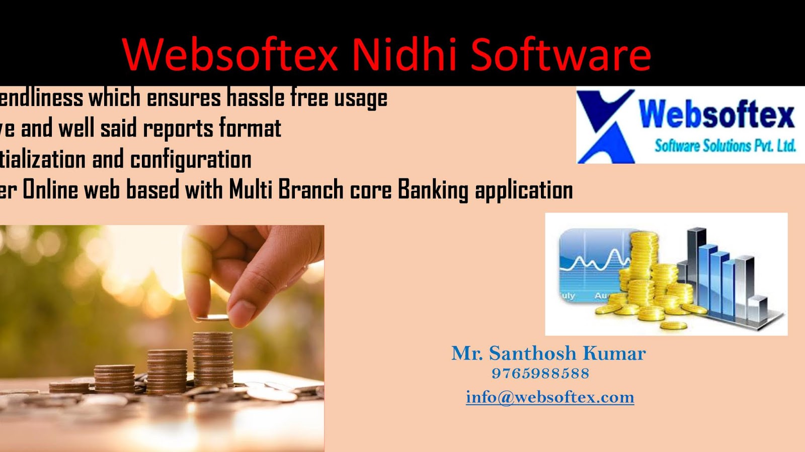 Websoftex Banking & Finance Softwares: Nidhi Banking Software in Bangalore