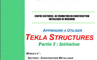 Formation Tekla Structure de construction métallique en pdf