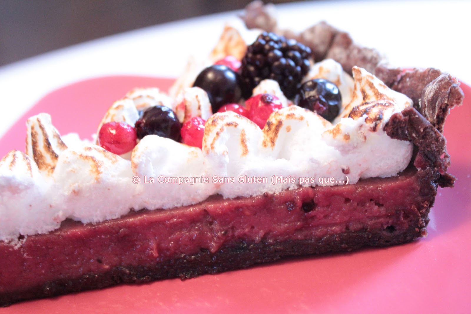 Tarte aux fruits rouges meringuée (sans gluten et sans lait) - La ...