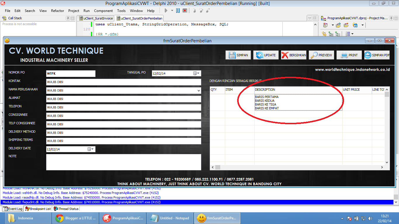 A Little Journey To Be A Big Programmer Delphi Multi Line Banyak Baris Dalam In
