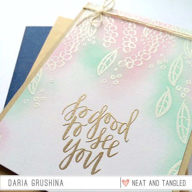 So Good to See You Card with Daria - Neat and Tangled