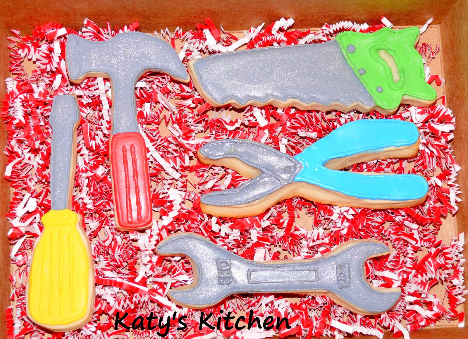 Katy's Kitchen: Father's Day Tools Cookie Set