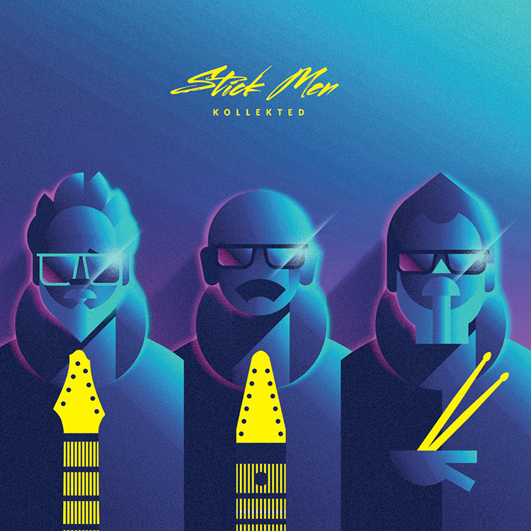 Stick Men trio + David Cross ao vivo em SP - Metal Open Mind