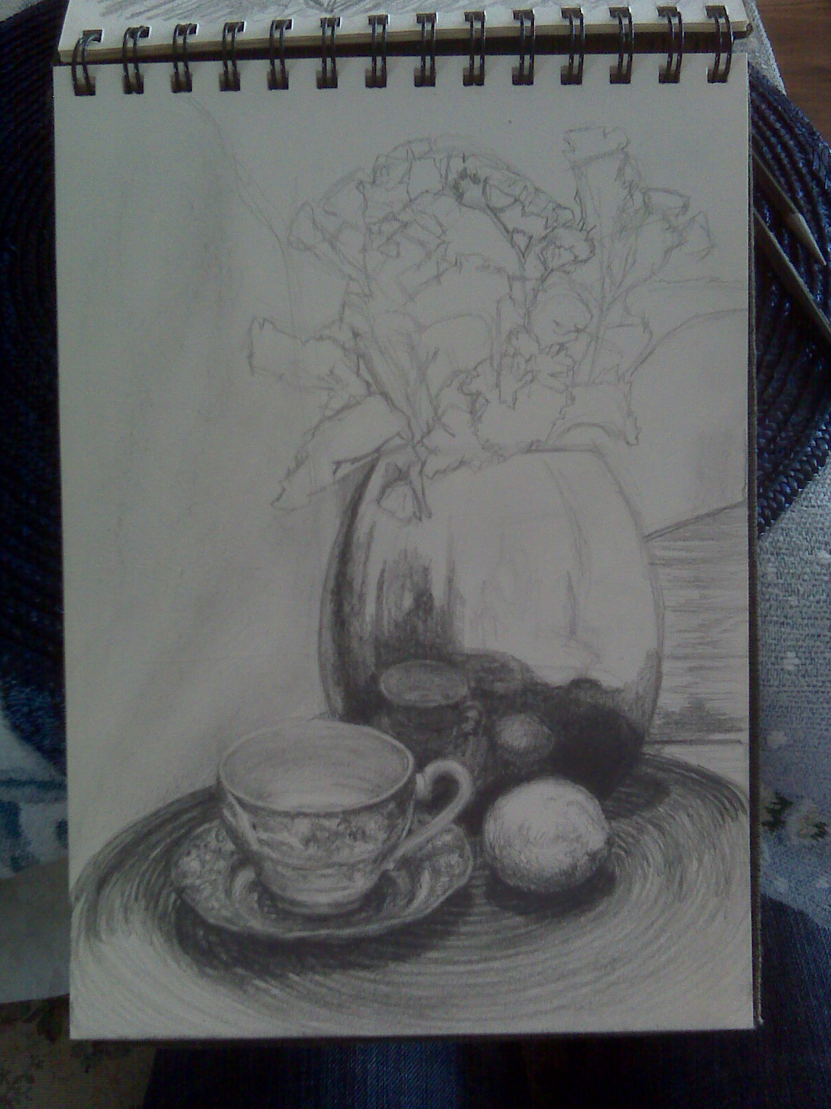 K.Hitt Out And About: Step By Step Still Life Drawing Example