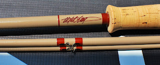Handcrafted graphite and fiberglass fly rods: L.Kenney special