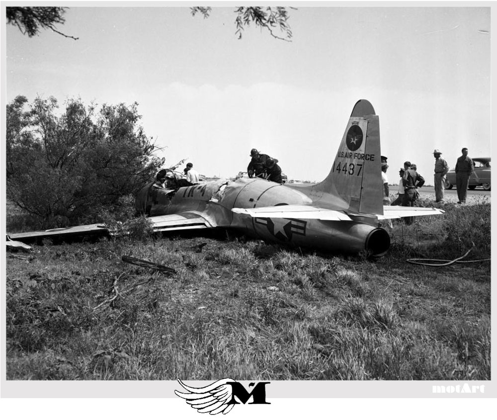 MotArt: Webb Air Force Base Lockheed T-33 Crash