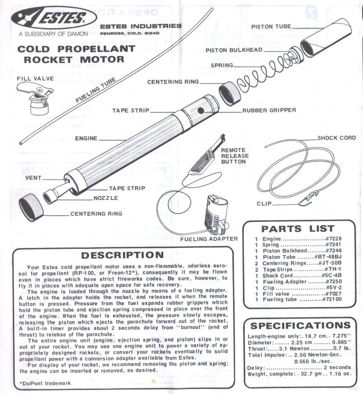 Model Rocket Building: Coldpower Convertibles?