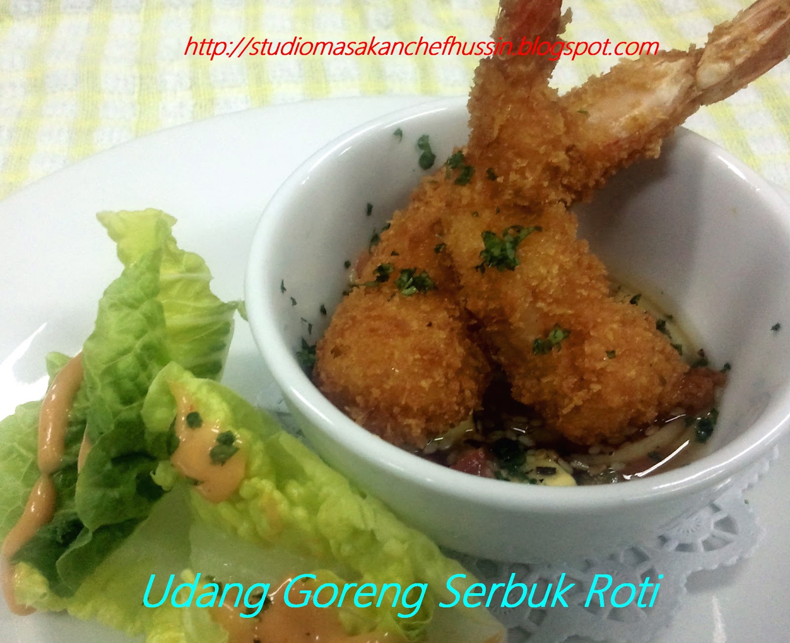 Studio Masakan Chef Hussin: Resepi Hari Ini - Udang Goreng Serbuk Roti
