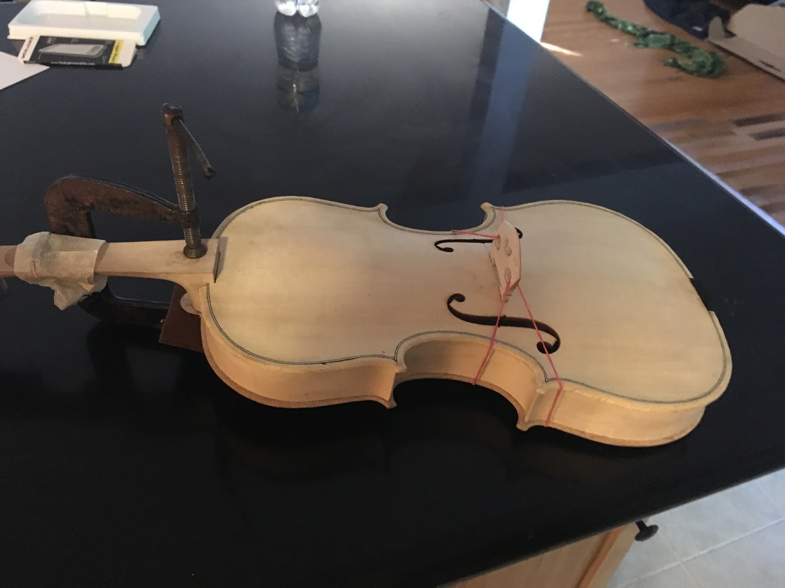 The DIY Violin: Setting the neck
