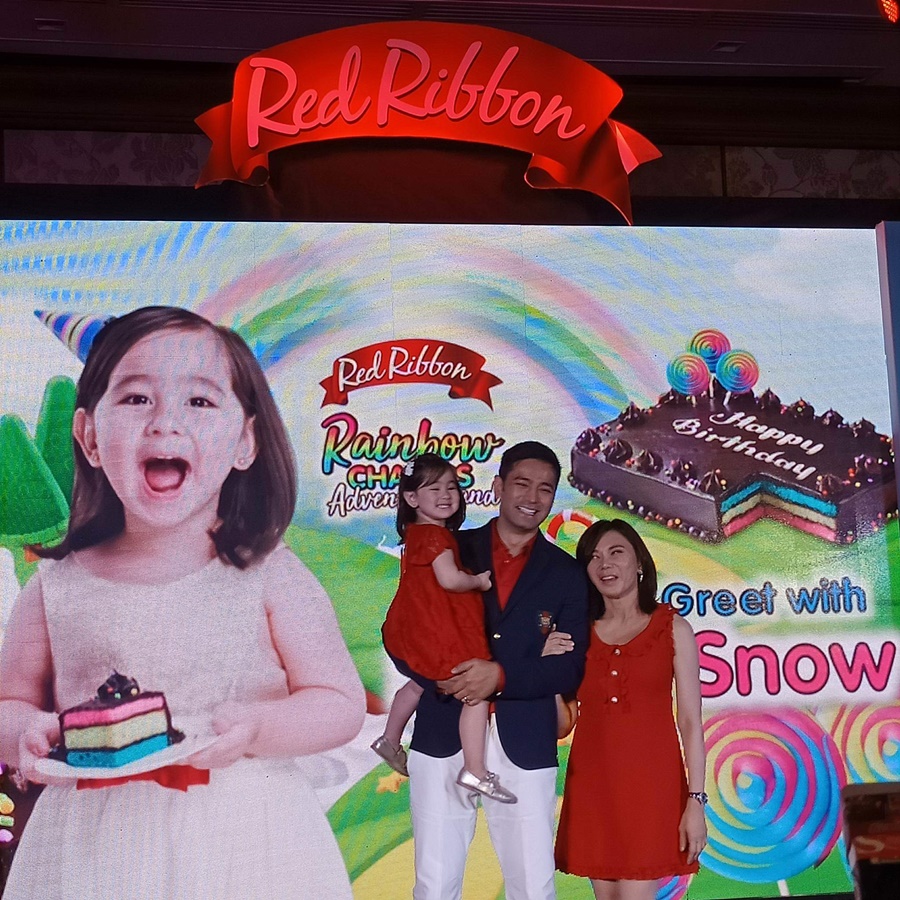 Scarlet Snow for Red Ribbon Rainbow Dedication Cake | Dear Kitty Kittie ...