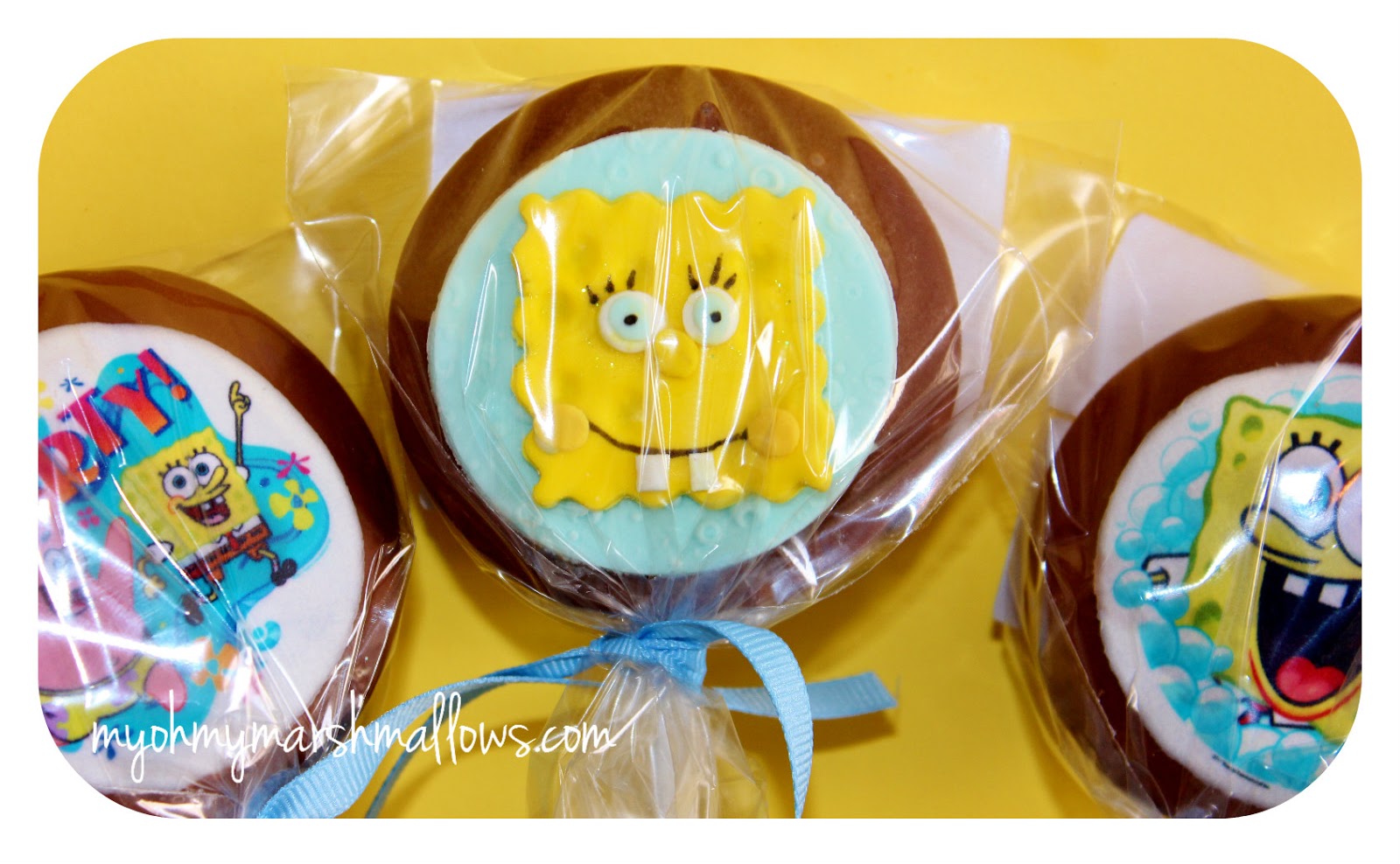 My Oh My Marshmallows : Spongebob Mallow Pops