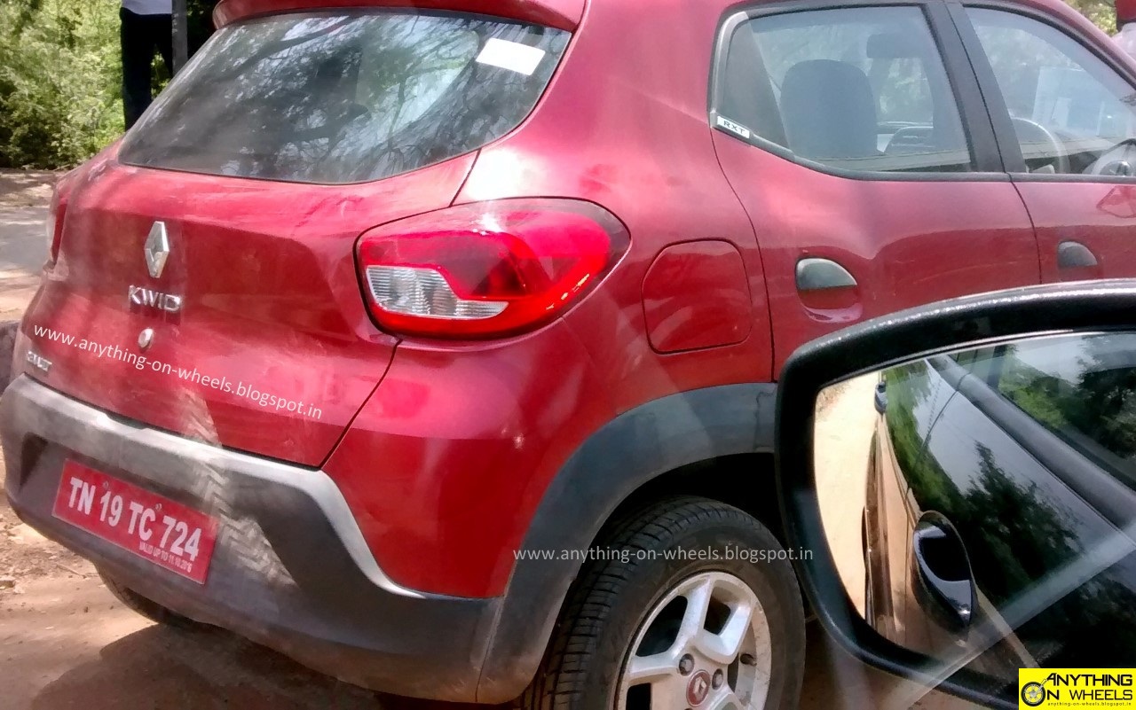 ANYTHING ON WHEELS: Renault Kwid continues testing, SCe (1.0L variant ...