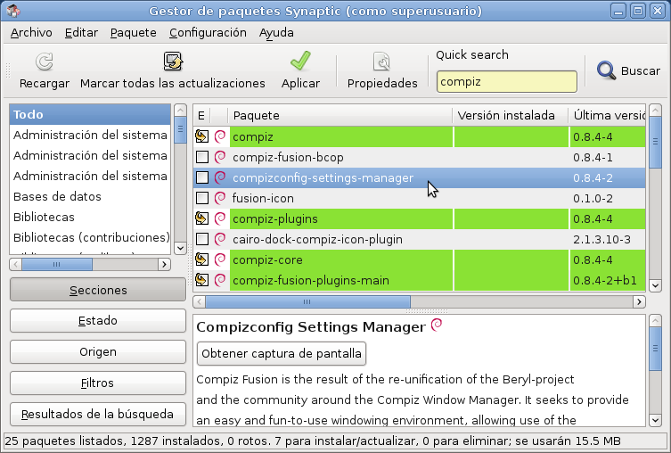 Computación para Todos: Instalar y Configurar Compiz en Linux Debian ...
