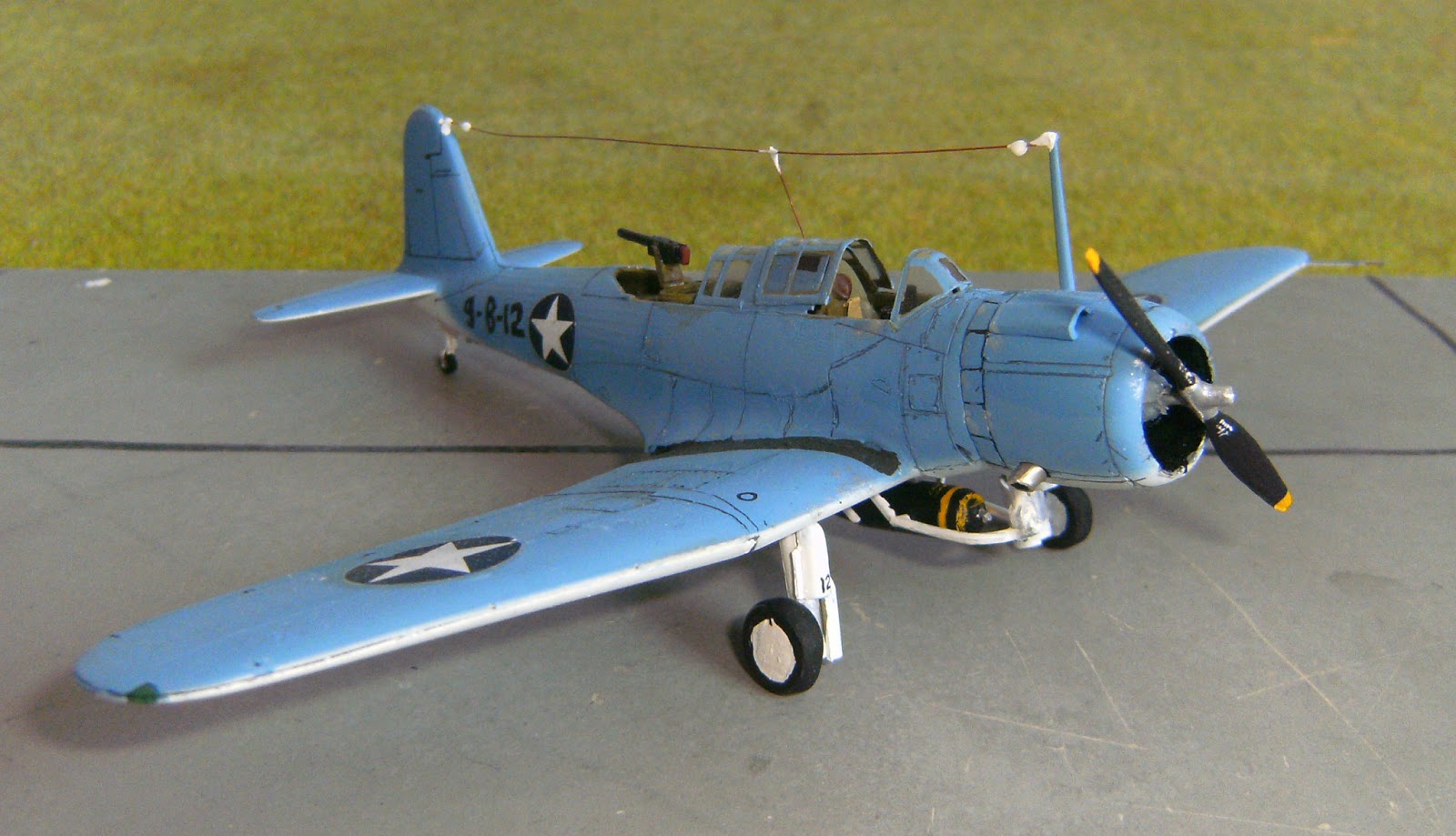 Happyscale-Modellbau: Vought SB2U Vindicator - Pegasus resin-kit 1/72