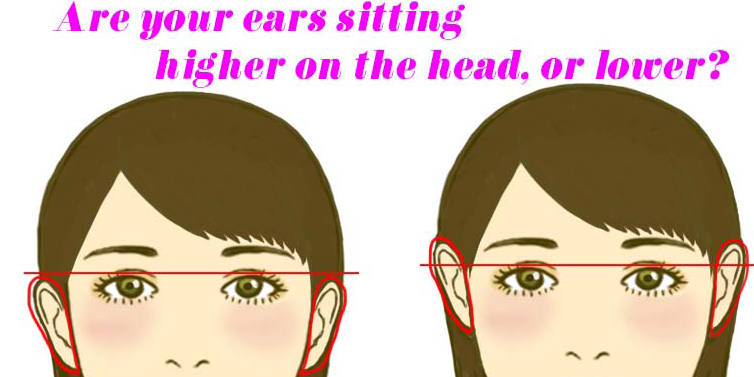 What Does Your Ear Height Say About You - Style Hunt World