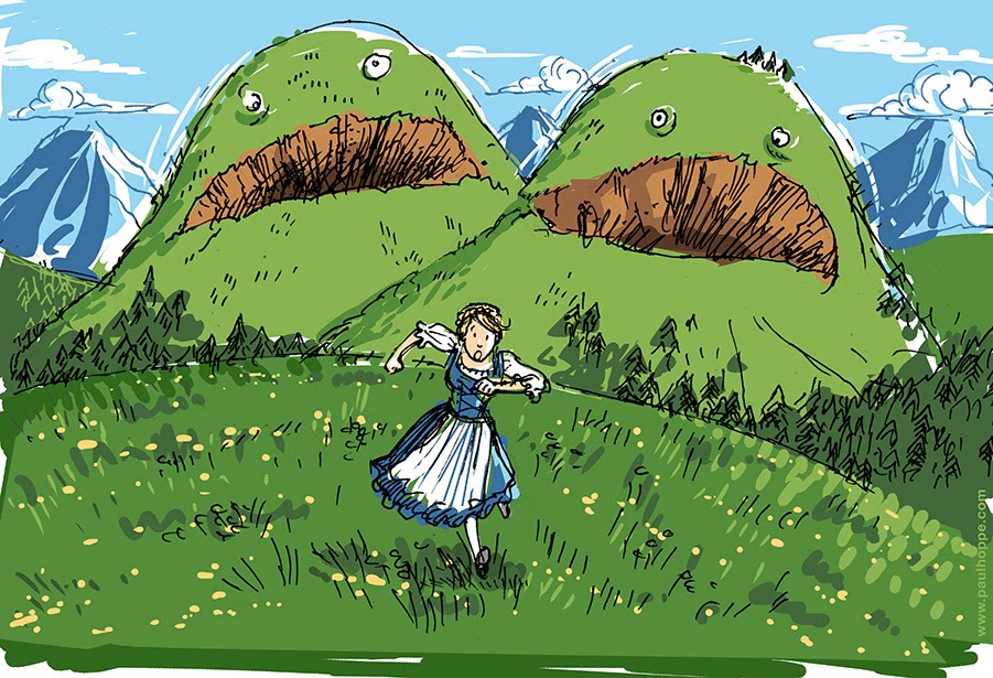Paul Hoppe Illustration News: The Hills Are Alive!