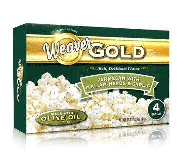 Sammi's Blog of Life: Weaver Gold Popcorn Review and Giveaway
