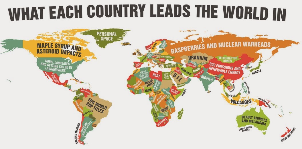 Travel and Tourism: Funny World Maps