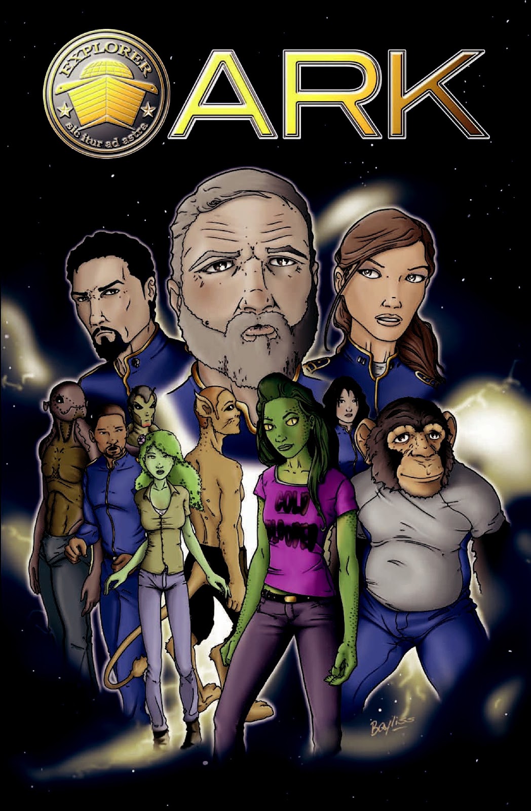 The Comic Pusher: Exclusive Review: Ark by Peter Dabbene and Ryan Bayliss