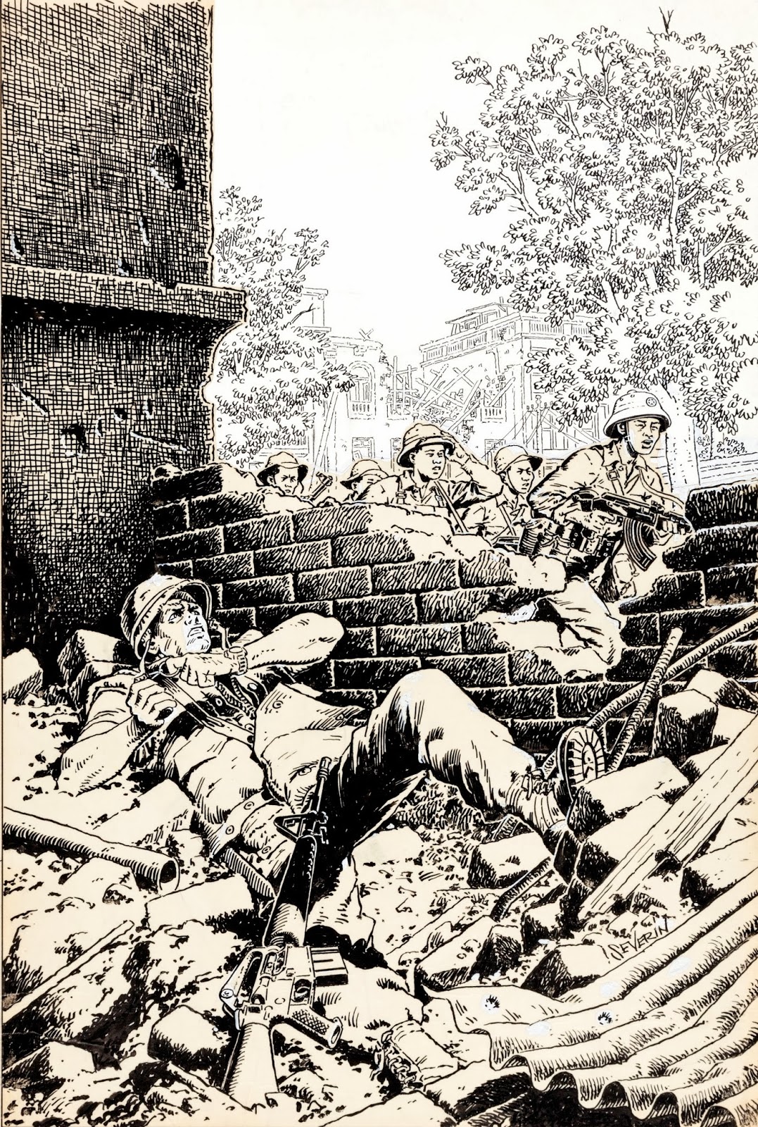 Cap'n's Comics: Semper Fi by John Severin