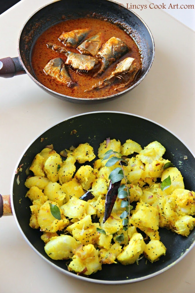 Kappa Ularthiyathu/ Kerala Nadan Tapioca Stir Fry ~ Lincy's Cook Art