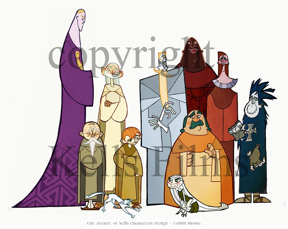 Living Lines Library: The Secret of Kells (2009) - Production Design ...