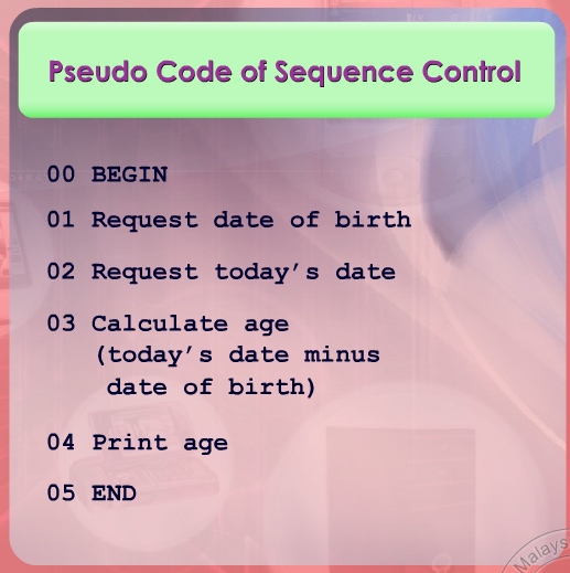 ICT aka Teknologi Maklumat & Komunikasi: Lesson 12 : Control Structures