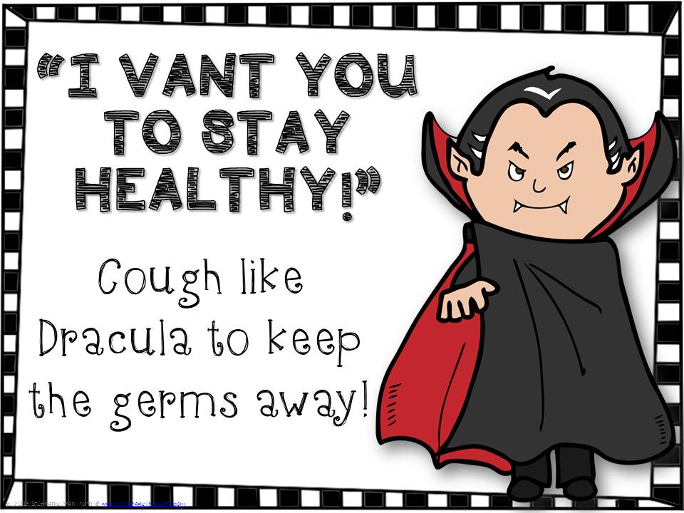 3rd Grade Thoughts: Keeping Healthy with Dracula + Freebie