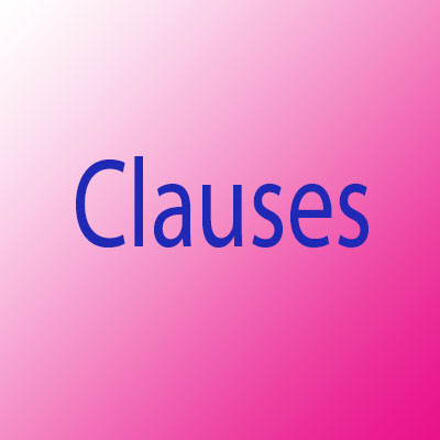 Clauses In English Grammar. - GrammarDetail