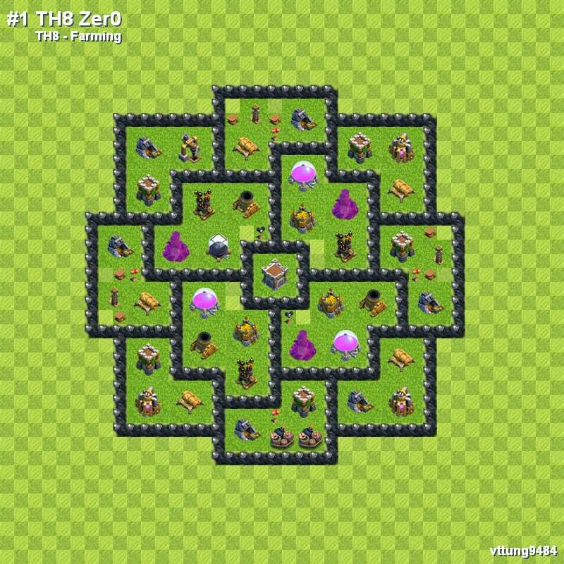 Misguided Minds: TH8 Farming Setups