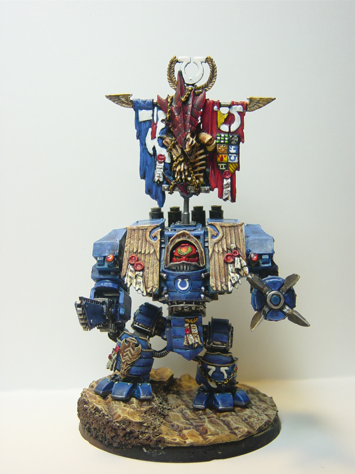The Stout Smurf: Forge World Ultramarines Dreadnought - Finished!