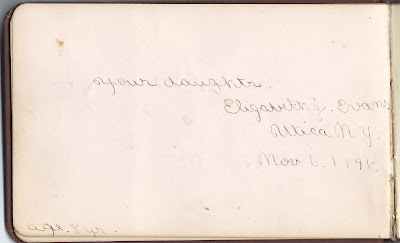 Heirlooms Reunited: 1870s/1890s+ Autograph Album of David W. Evans of ...