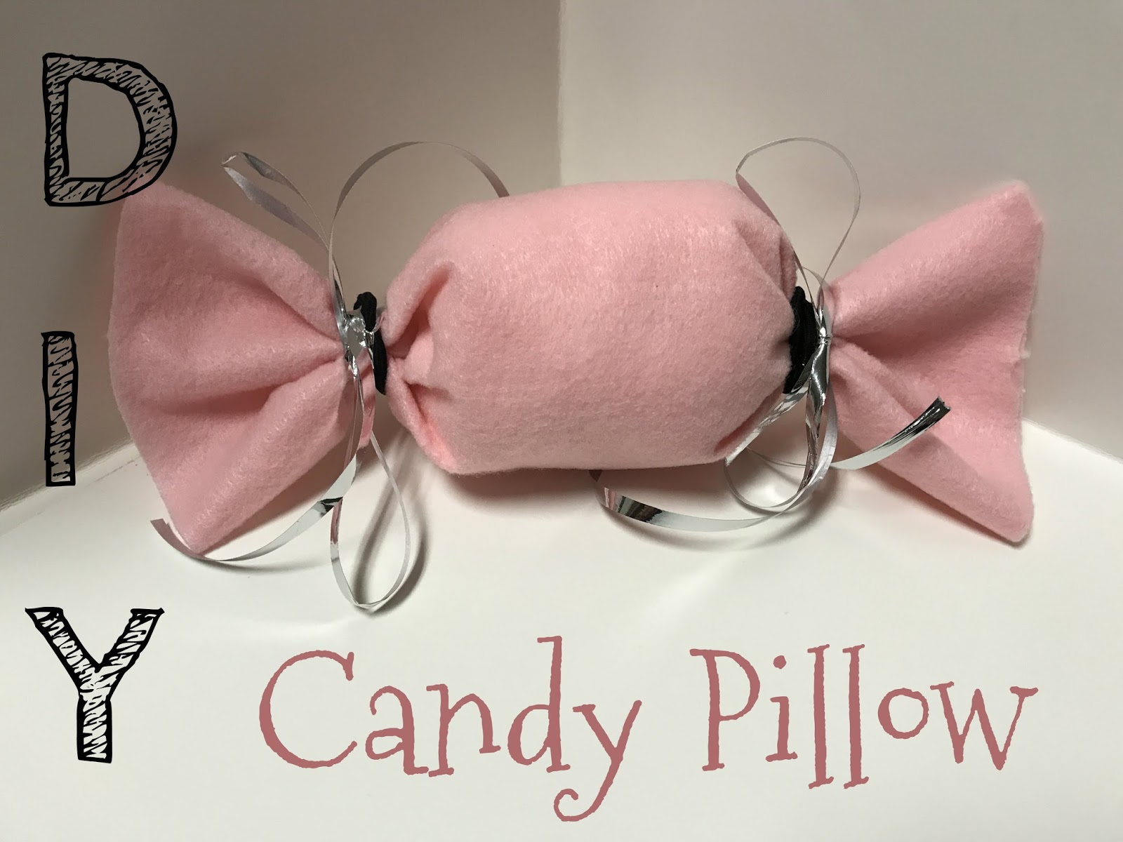 DIY How to Make a No Sew Candy Pillow