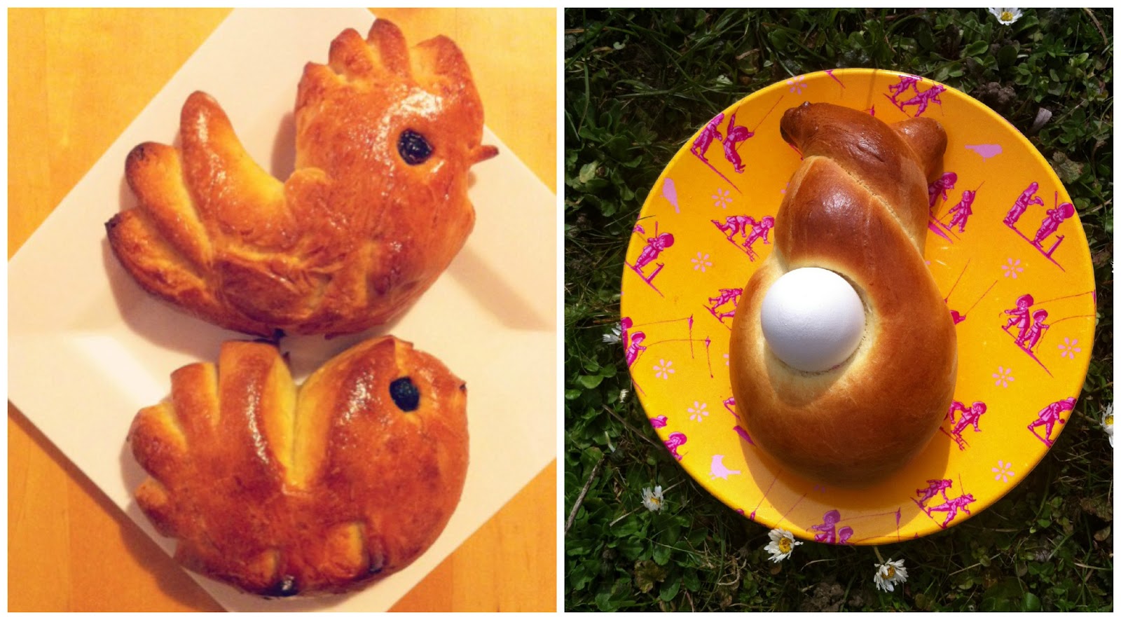 Kleine Zaken: Broodhaantjes- en haasjes / Easter bread