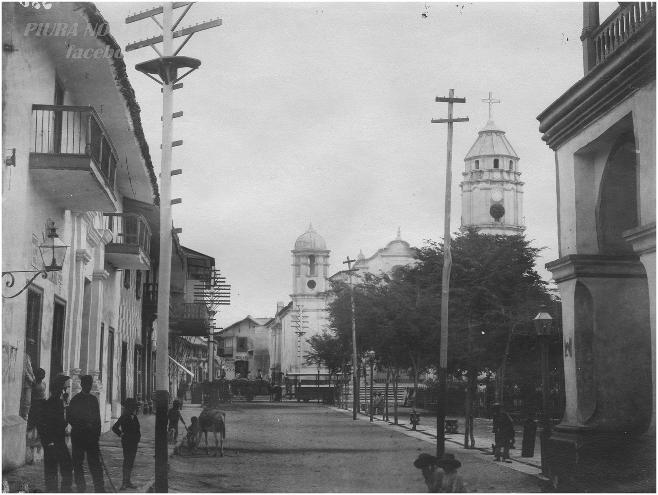 Piura Antigua - Piura siglo 19 ( Fotografía Brüning )