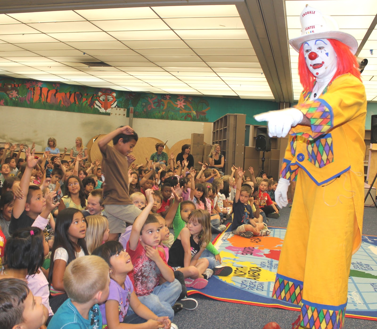 Santee Review: Firefighters Clown Around for Safety's Sake