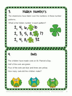Fun Games 4 Learning: St. Patrick's Day Math Freebies
