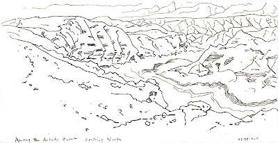 Sketch Pistols Bay Area: Drawing in Death Valley.