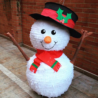 4 Ideas hermosas para hacer piñatas navideñas paso a paso ~ Manoslindas.com