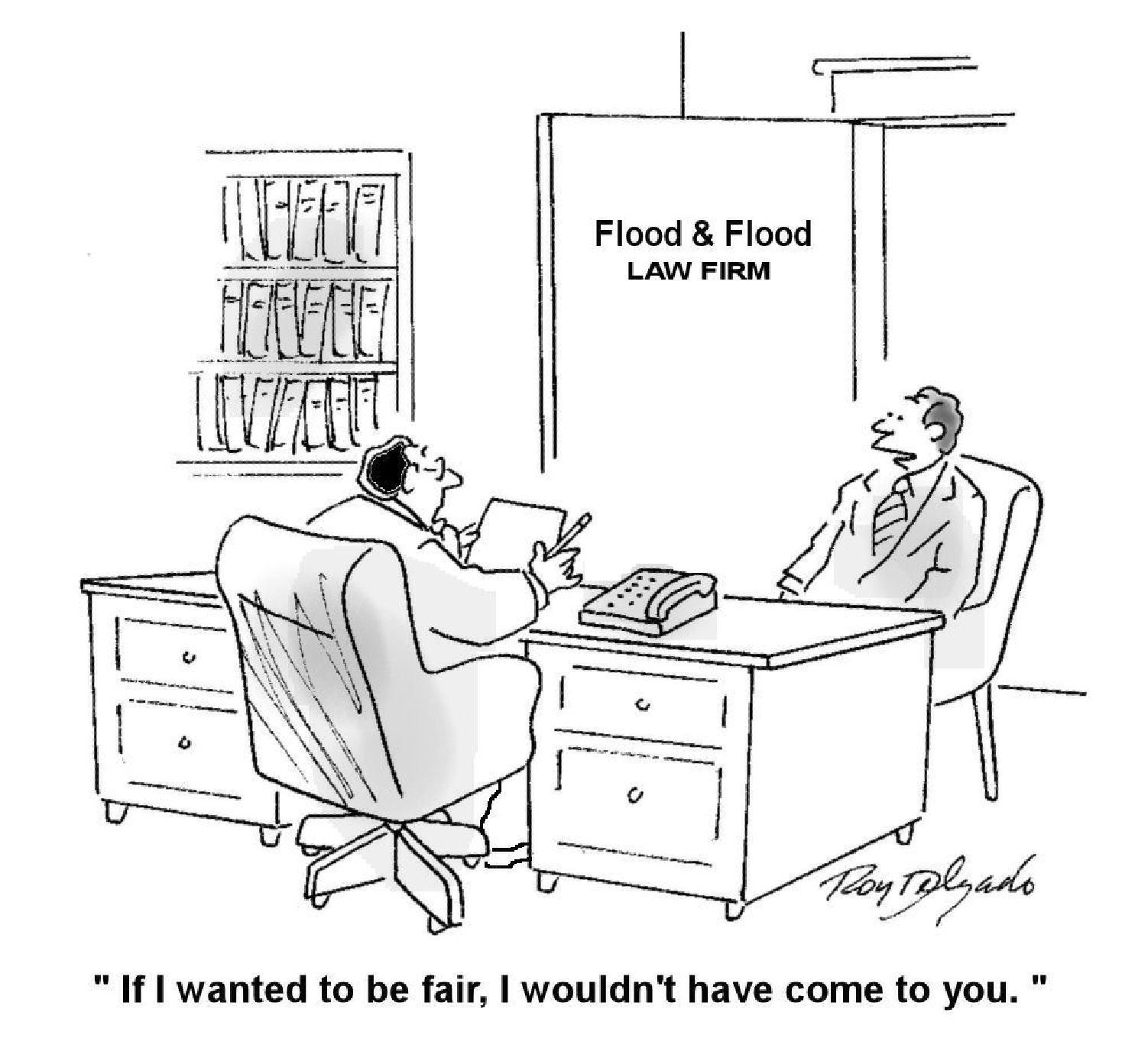 Plum Loco - Roy Delgado: Lawyer cartoons - Roy Delgado