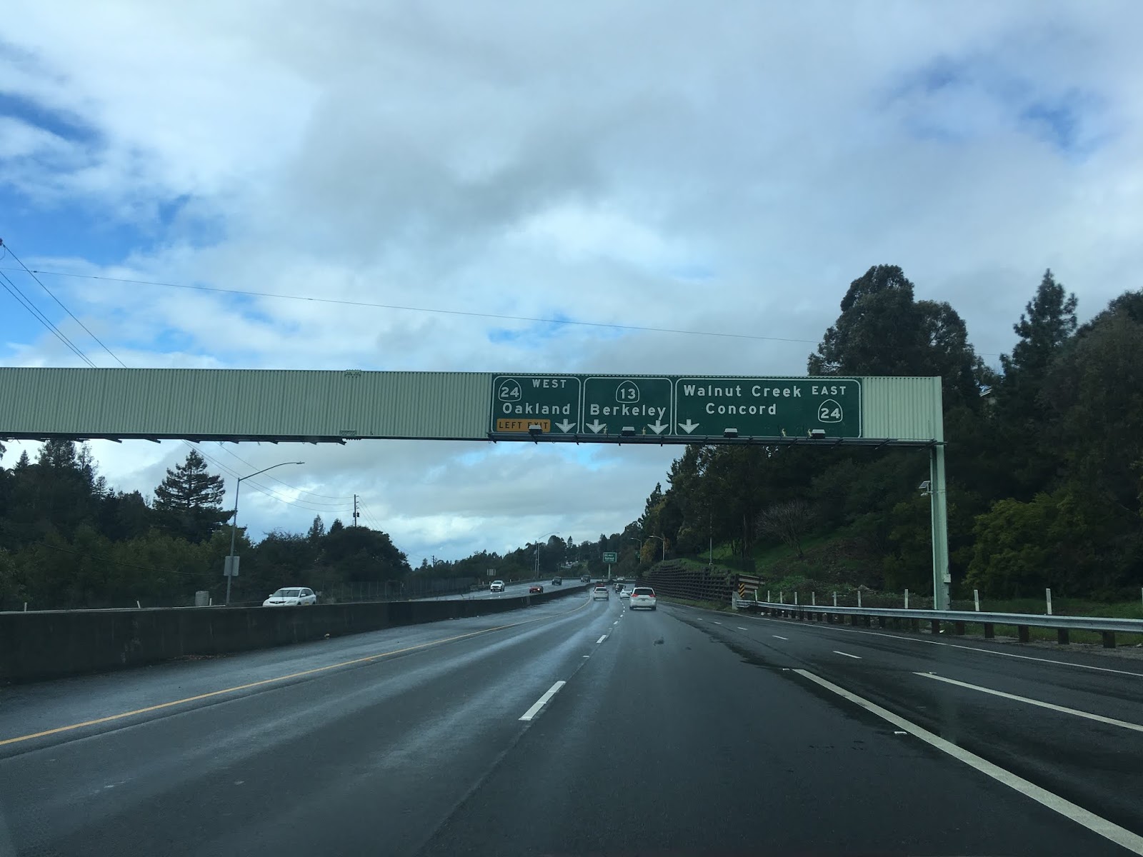 California State Route 13 and the Warren Freeway