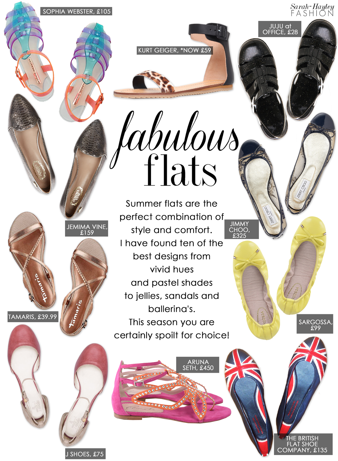 Style - 10 of the best 'Fabulous Flats' - by Sarah-Hayley Owen