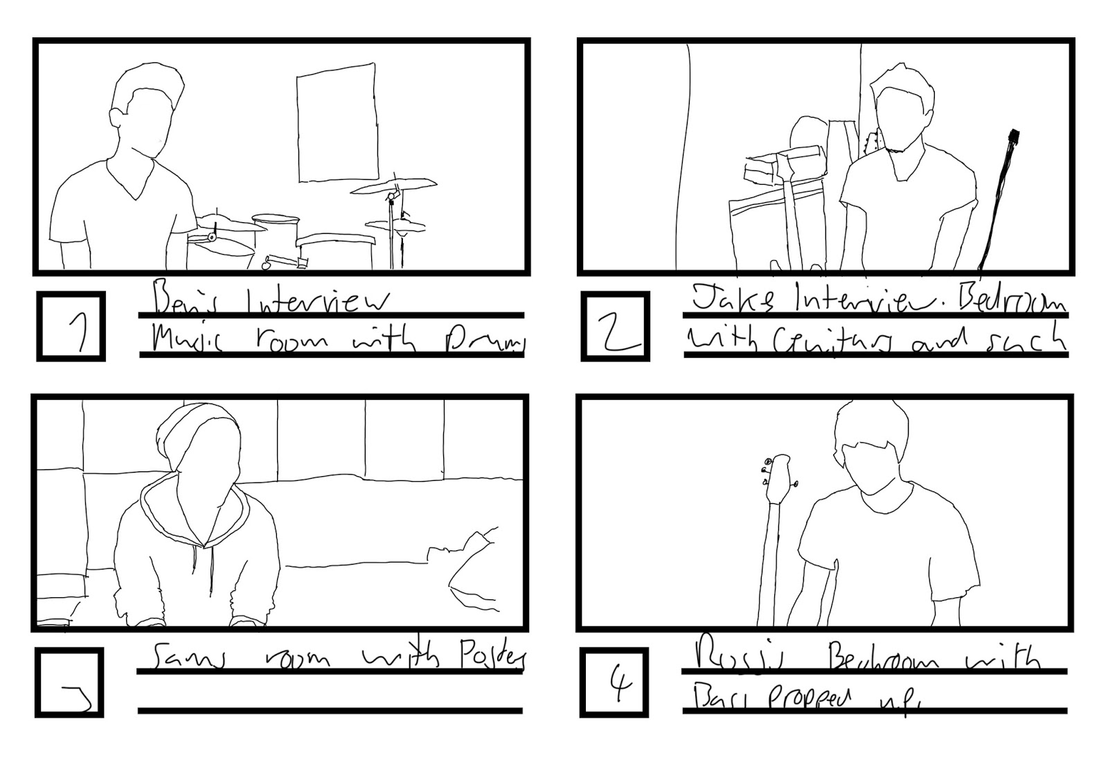 Ben Harrison Y2: Documentary Storyboards