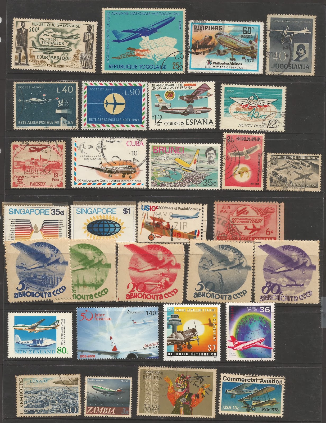 Aviation Stamps: Airlines