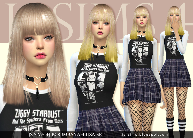 [S SIMS 4] Boombayah Lisa Set－JS SIMS｜痞客邦