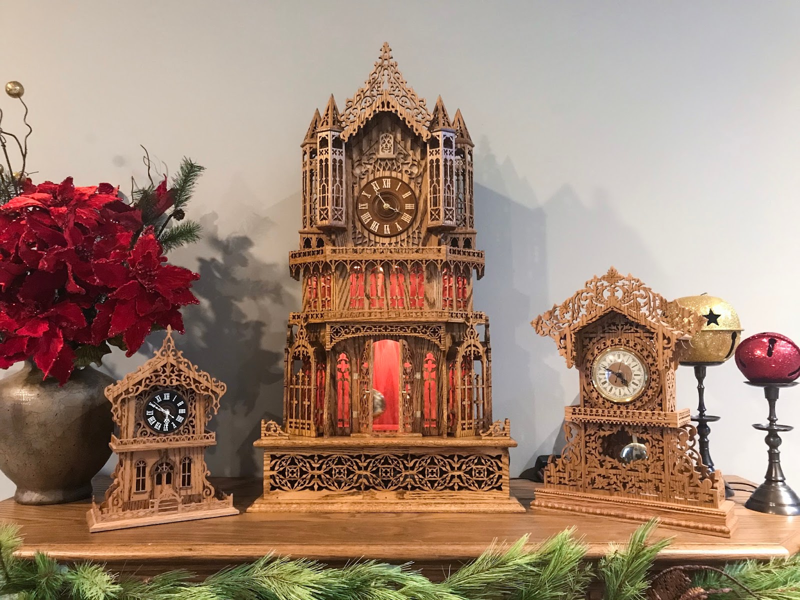 Scroll Bench: Bucket List Project: Roman Cathedral Scroll Saw Clock