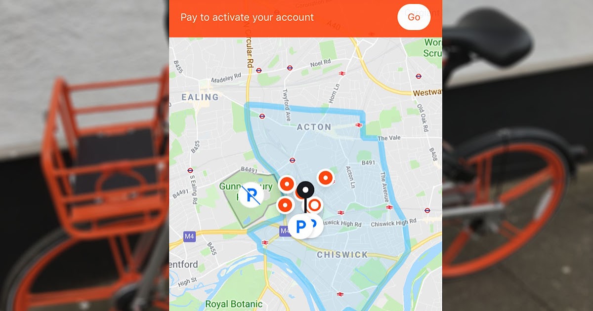 Ealing Cycling Campaign: Mobike Shrinks Area in Ealing
